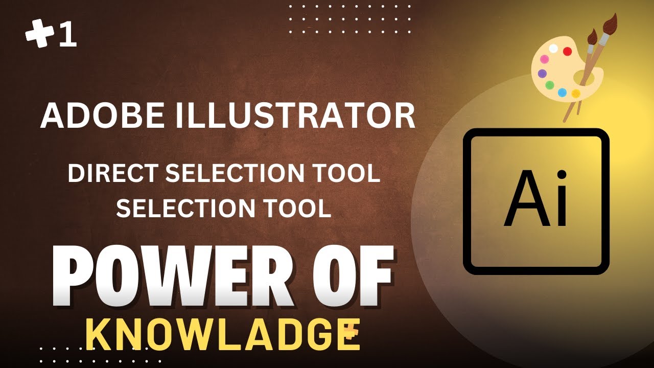 Adobe illustrator Selection Tool & Direct Selection Tool Tutorial for ...