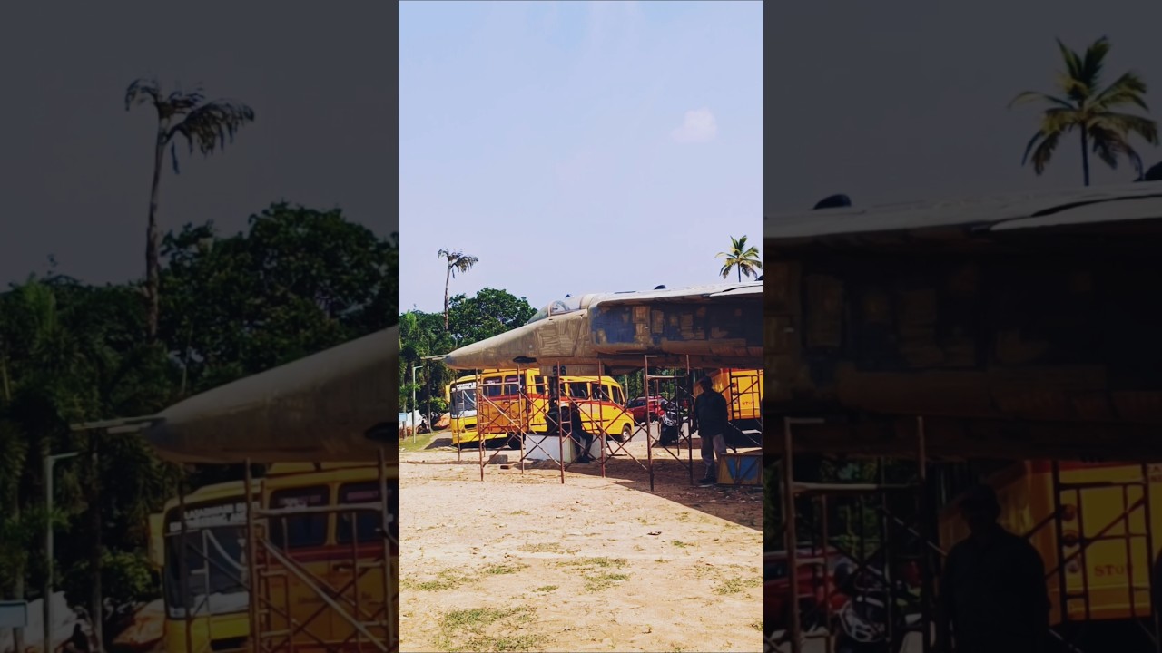 Fighter jet @ college #airforce #college #kerala #shortsfeed # ...