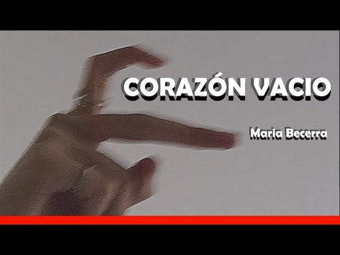 María Becerra - CORAZÓN VACÍO (Letra/Lyrics) - YouTube