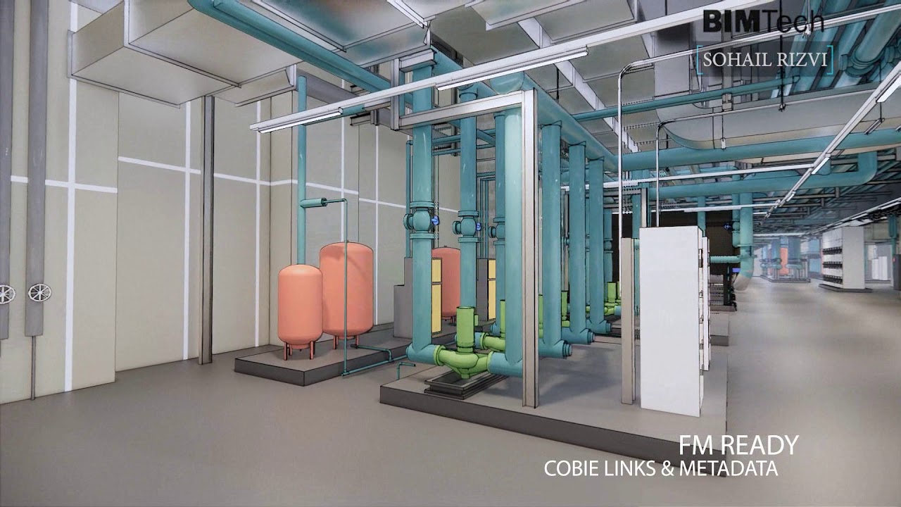 Control Room - MEP Services - LOD 500 - As Built - Revit MEP - Enscape ...