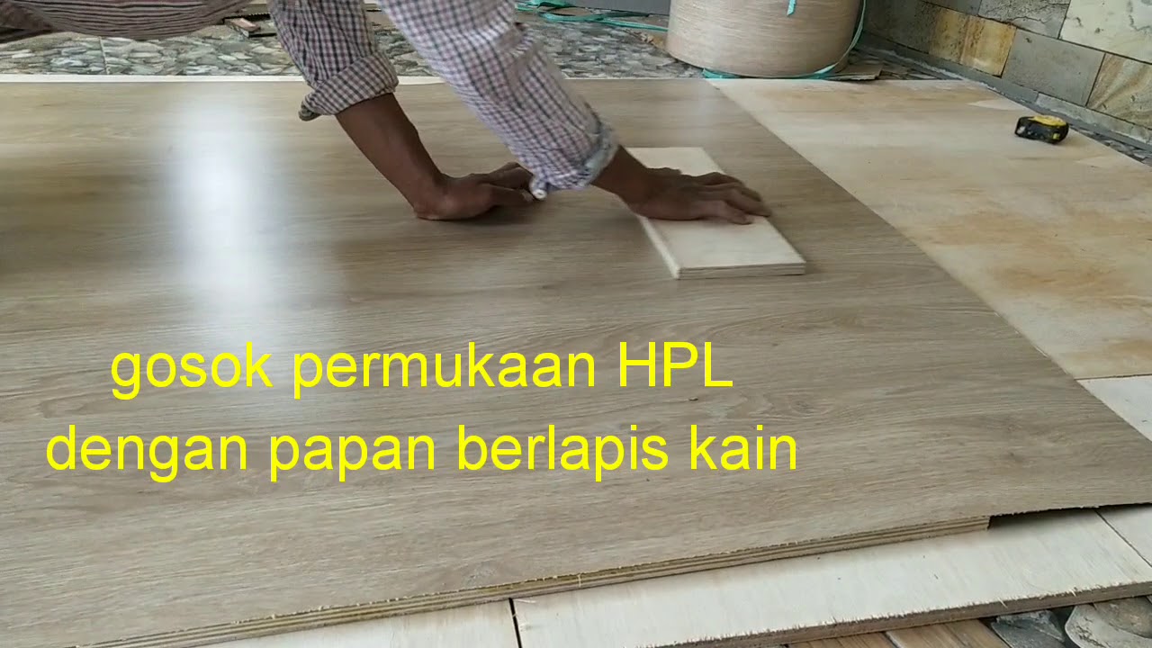 cara mudah memotong HPL - YouTube
