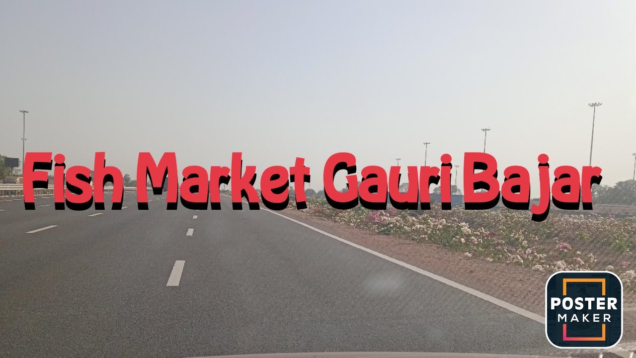 Fish market Gauri bajar Gorakhpur Deoria highway - YouTube