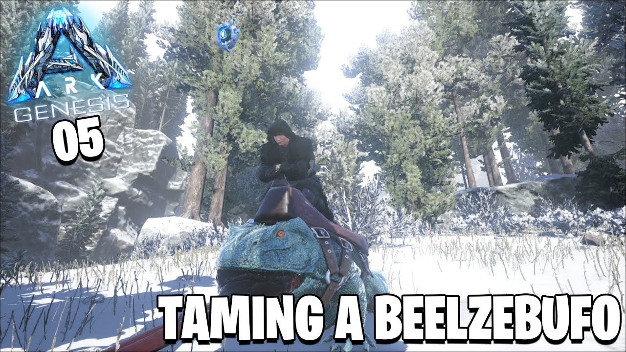 ARK GENESIS - TAMING A BEELZEBUFO, WE LOST THE KAPRO - PART 5 - YouTube
