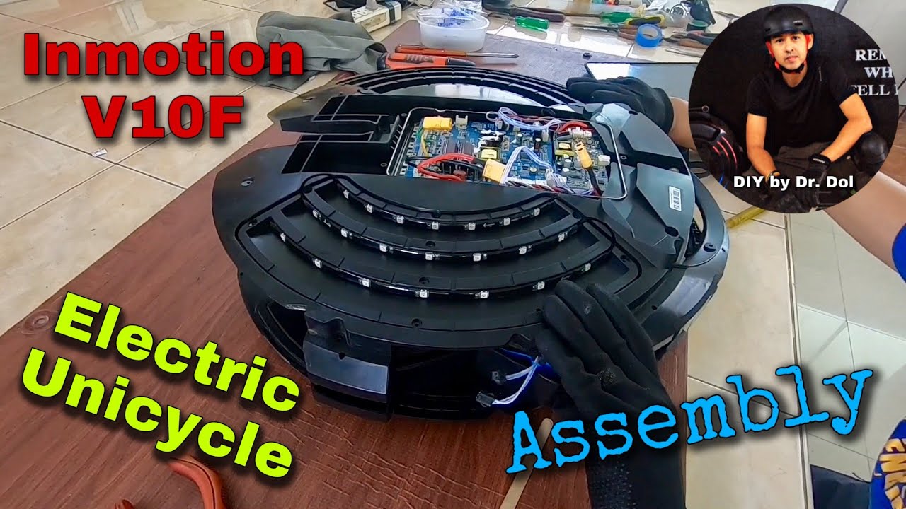 Inmotion V10F, Electric Unicycle Assembly | ประกอบล้อเดียวไฟฟ้า - YouTube