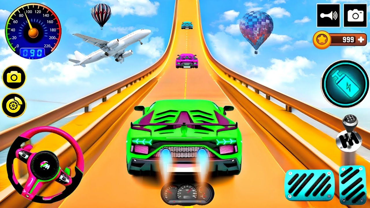 GTA Car Racing Game Video- Ramp Car Race 3D Gameplay_Android | Car ...