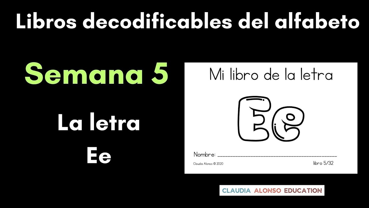 Letra Ee - Aprende a leer con los libros decodificables del alfabeto ...