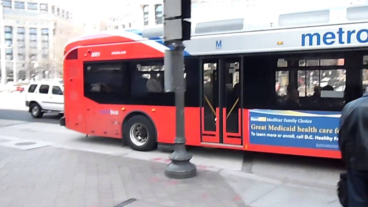 Wmata 2014 North American Bus Industries NABI 42ft-BRT #8001 On Route ...