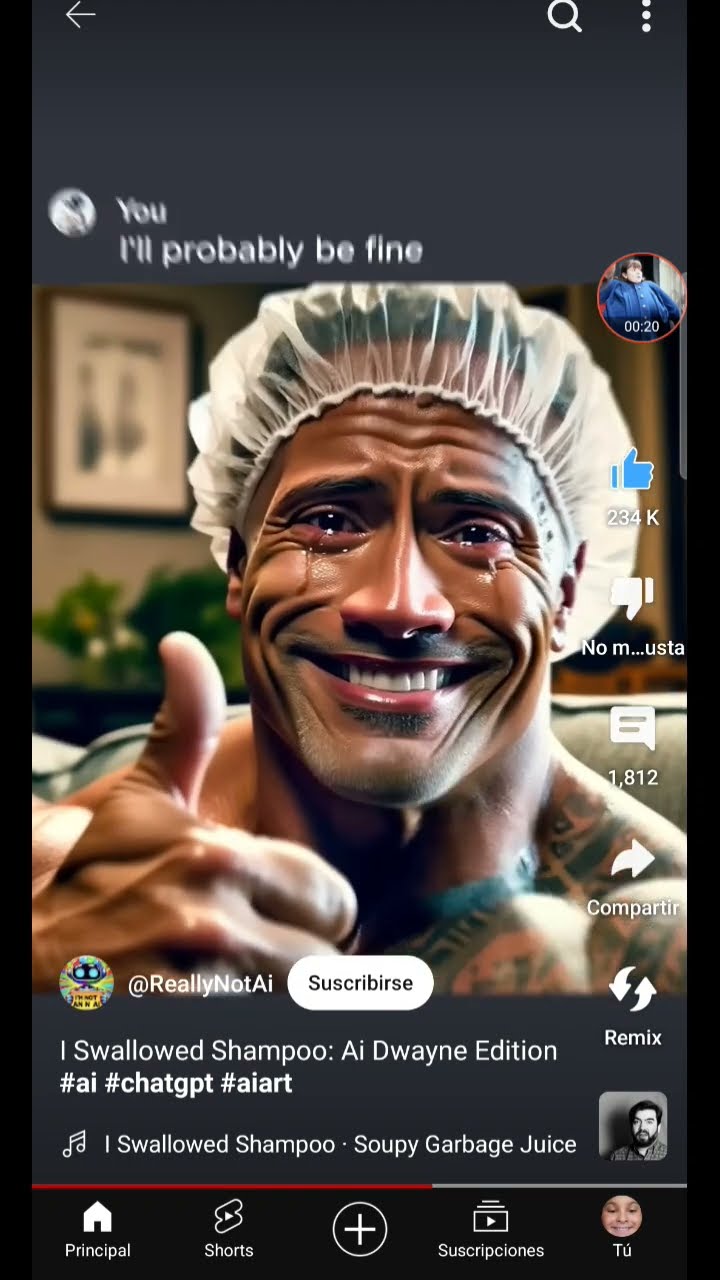 yo comí shampu version inteligencia artificial - YouTube