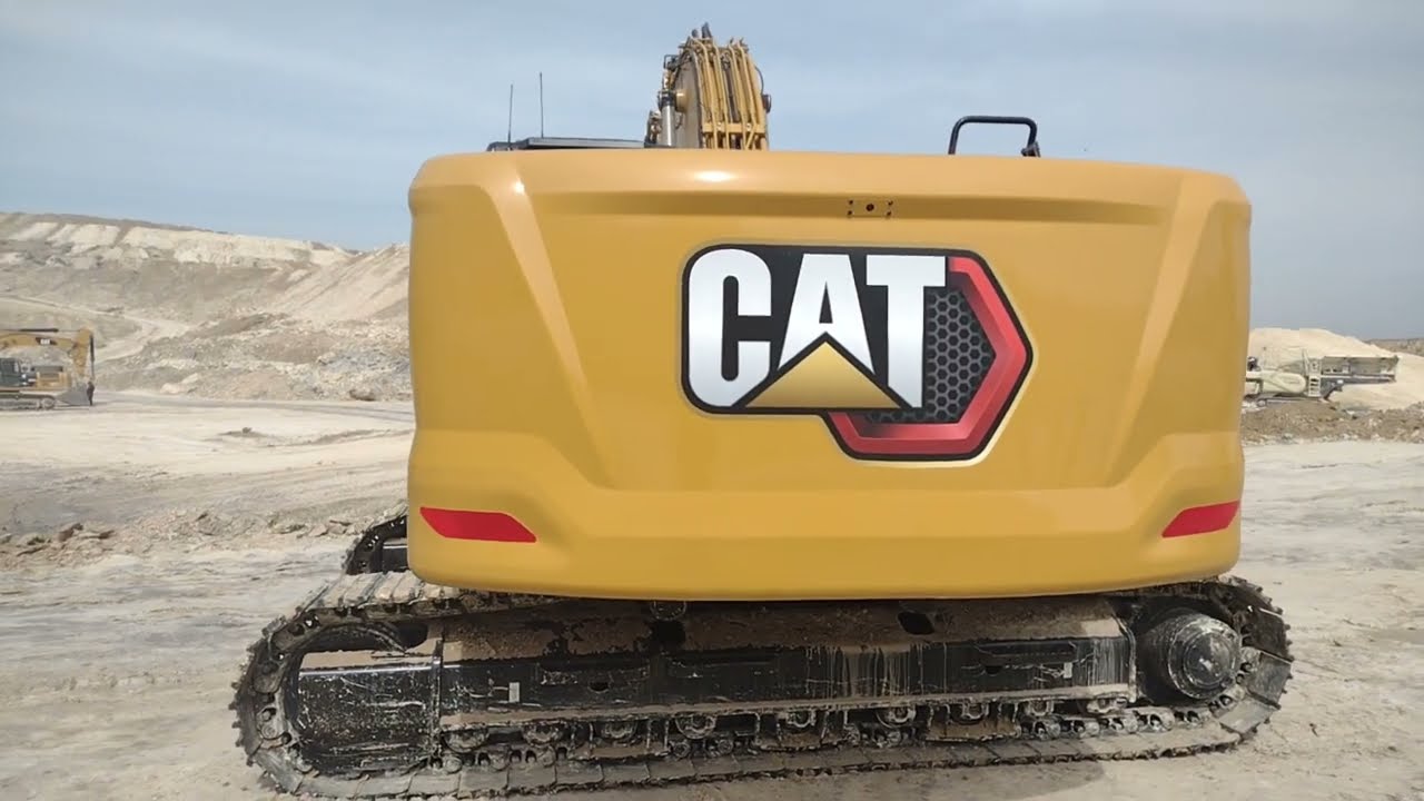 Brand New CAT 330 GC Excavator Arrived in Clay Quarry - YouTube