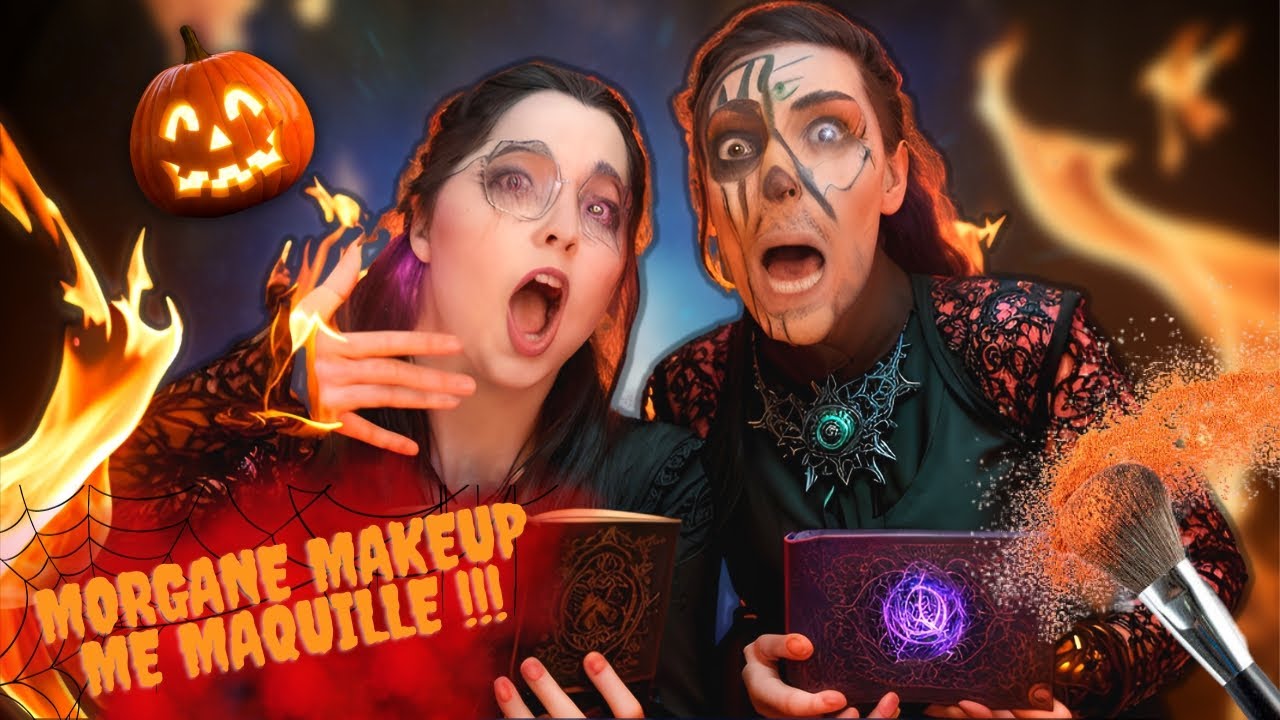 MORGANE MAKEUP me maquille pour HALLOWEEN ! - YouTube