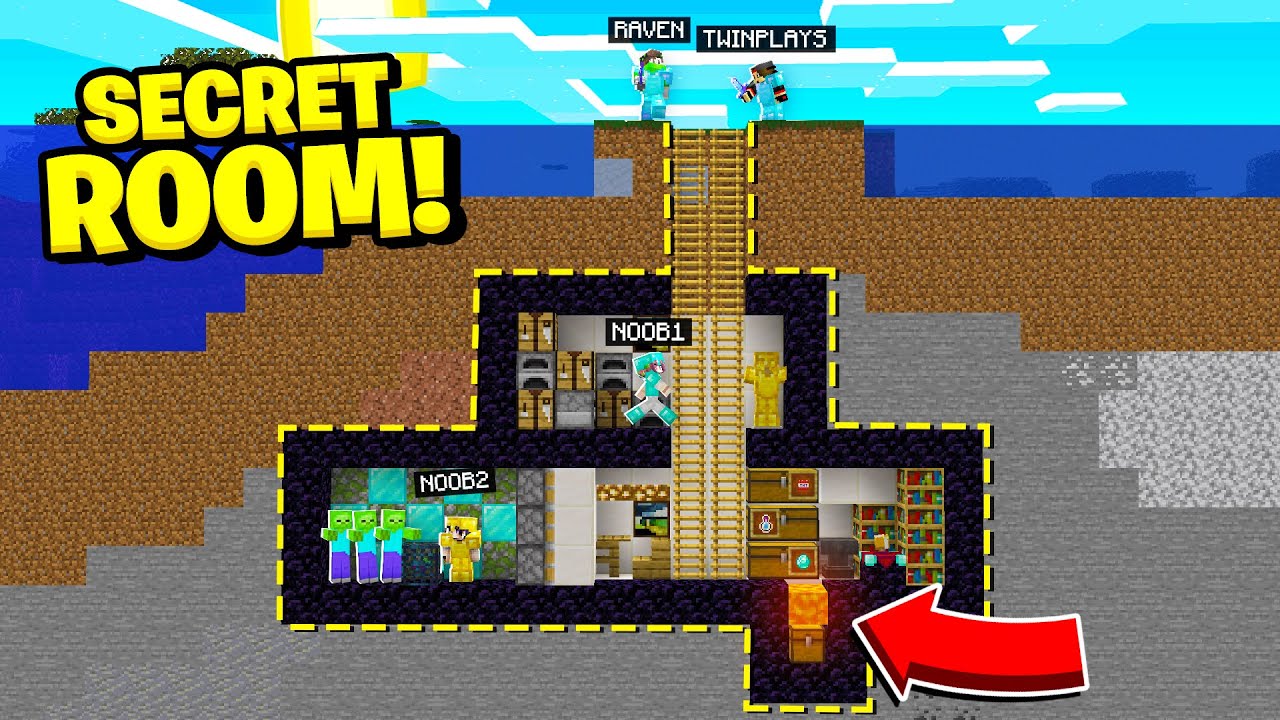 I played Minecraft all day & found the most INSANE Base on the SERVER ...