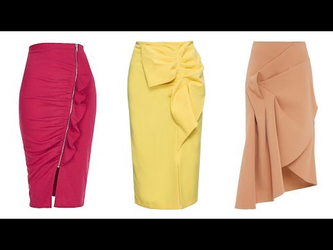 On trend extremely gorgeous Wrap style pencil straight skirts designs ideas for ladies 2022