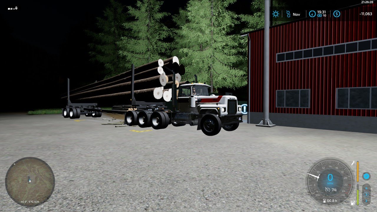 black mountain montana logging timelapse hauling some nice loads to the ...