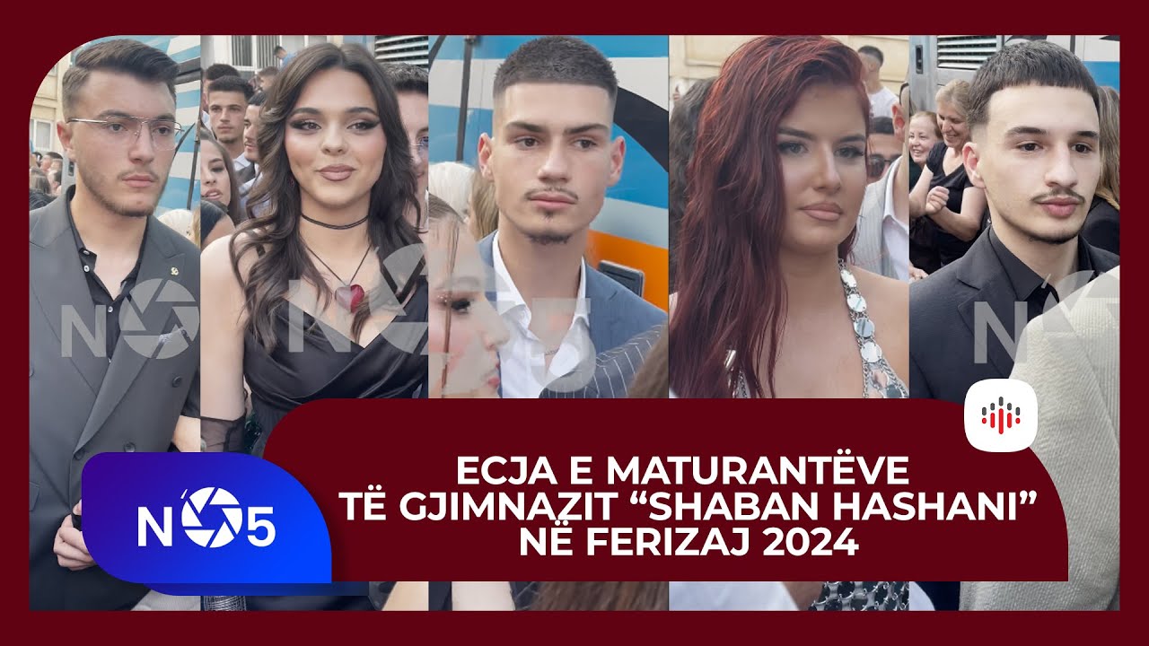 Ecja e maturantëve të gjimnazit “Shaban Hashani” në Ferizaj 2024 - YouTube