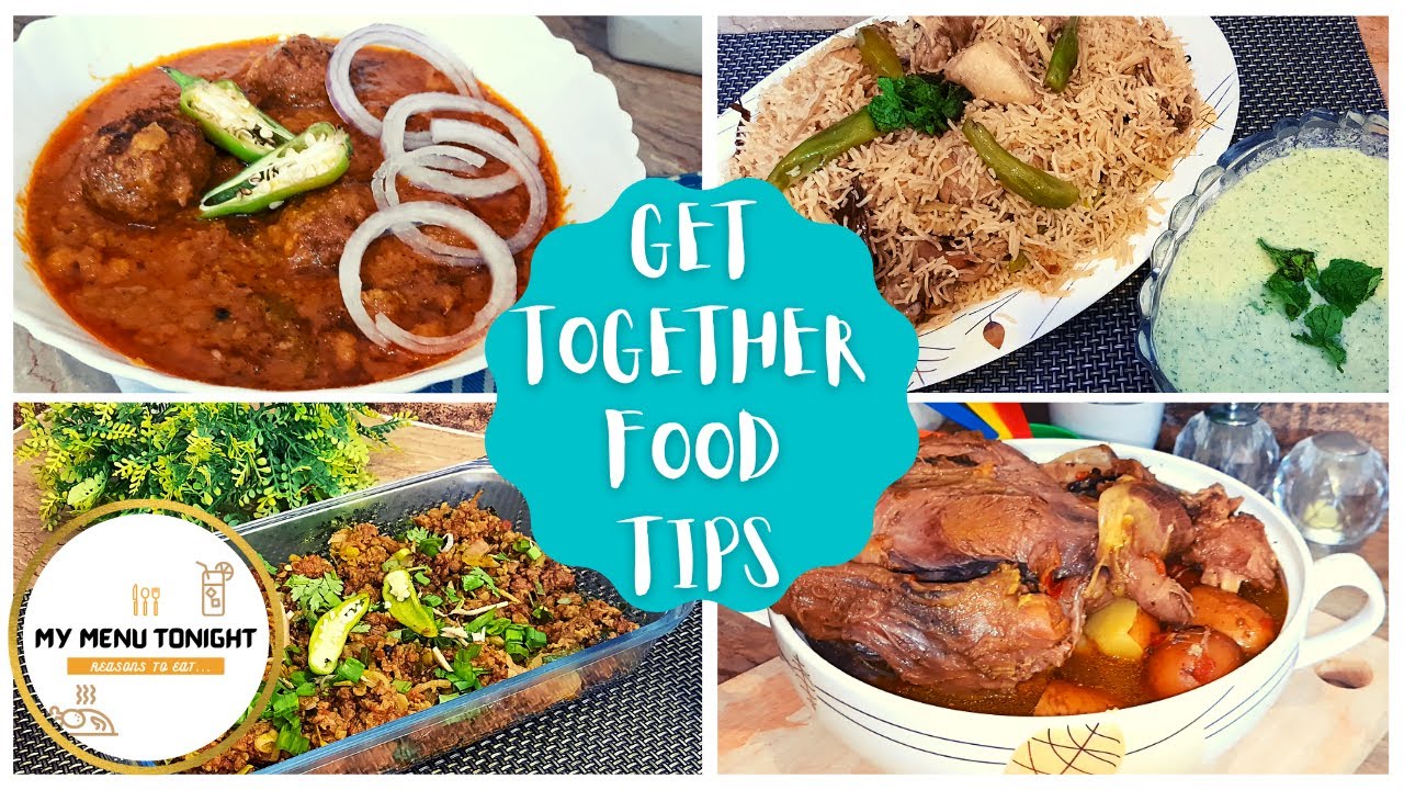 Get Together Food Tips My Menu Tonight | Budget Dinner Party Recipes ...