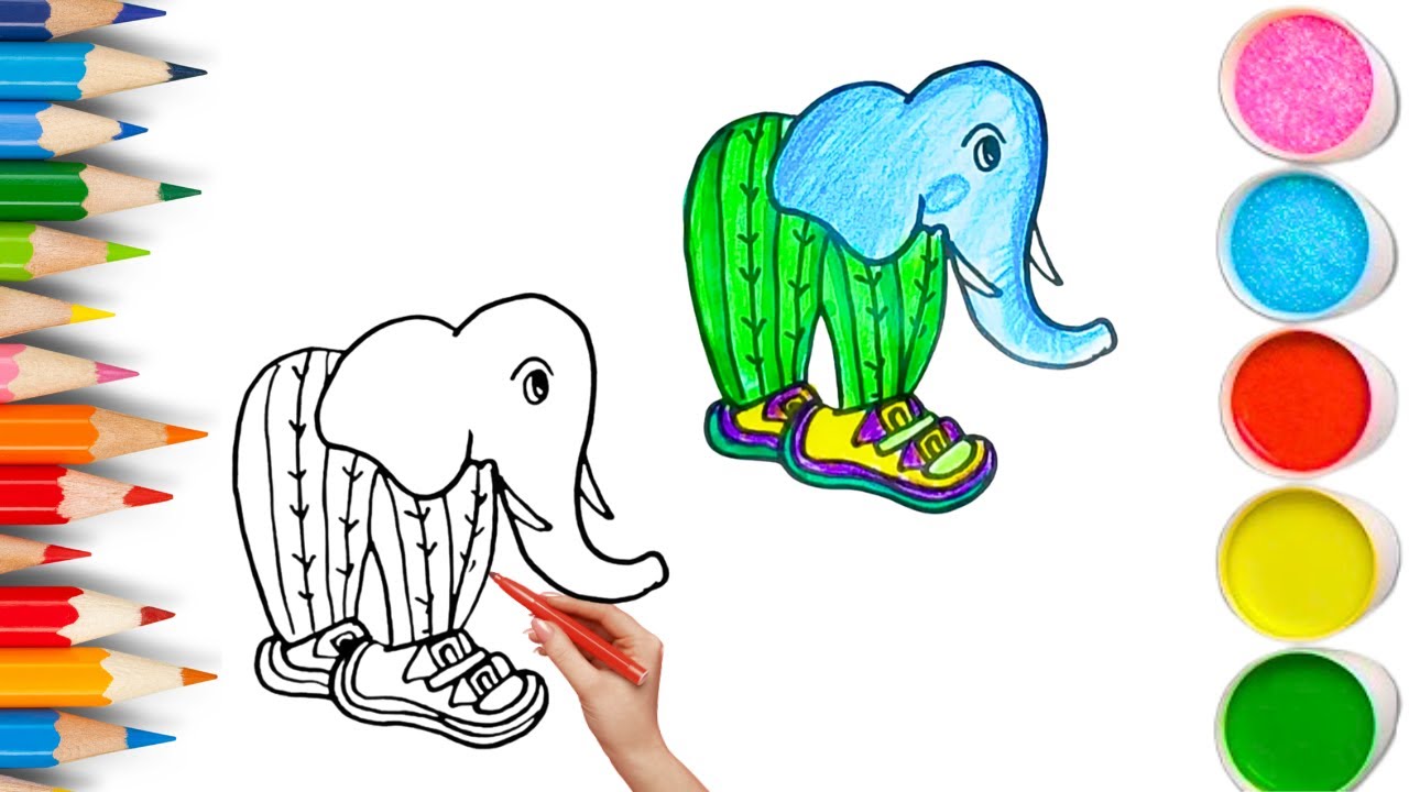 How To Draw cute Lirili Larila Drawing, Painting & Coloring For Kids ...
