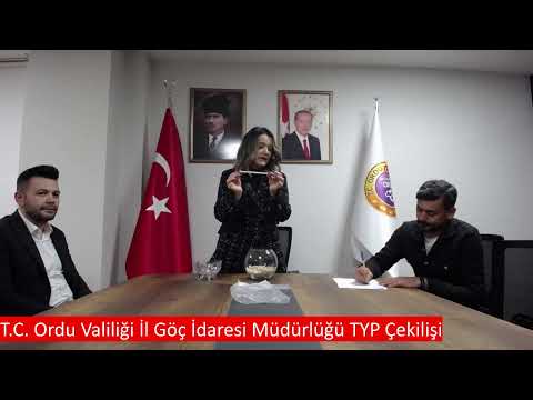 T.C.  Ordu Valiliği İl Göç İdaresi Müdürlüğü Toplum Yararına Program Kura Çekilişi