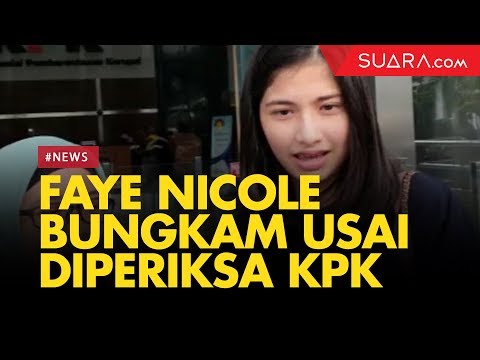 Usai Diperiksa KPK, Artis FTV Faye Nicole Jones Bungkam