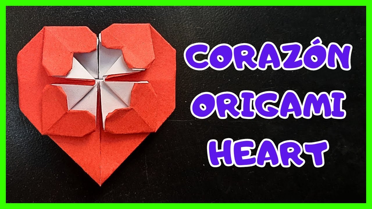 ⩥ El CORAZON de ORIGAMI que ROBARÁ SU CORAZÓN💘 - YouTube