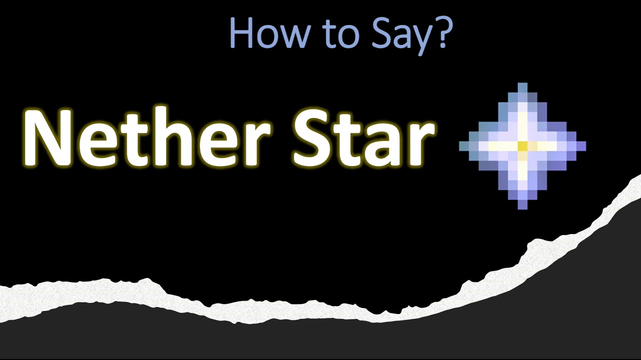 How to Pronounce Nether Star? (MINECRAFT) - YouTube
