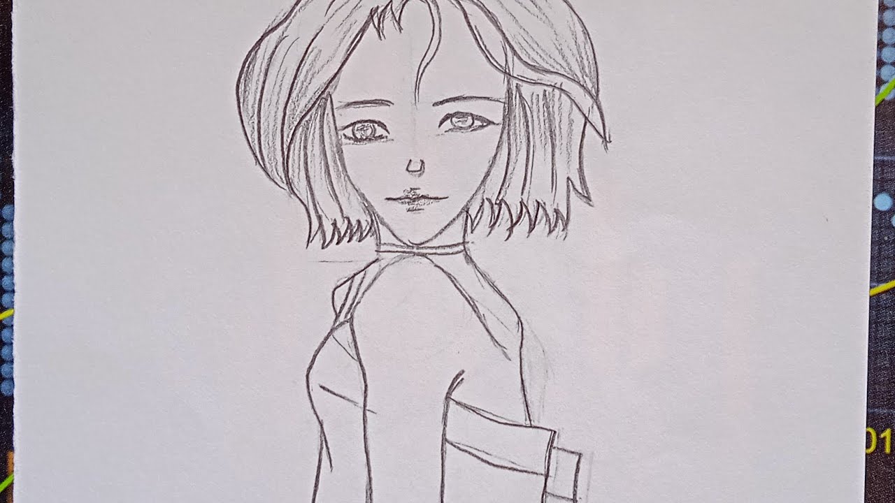 How To Draw Anime Girl Tutorial I Step By Step I Anime Girl - YouTube