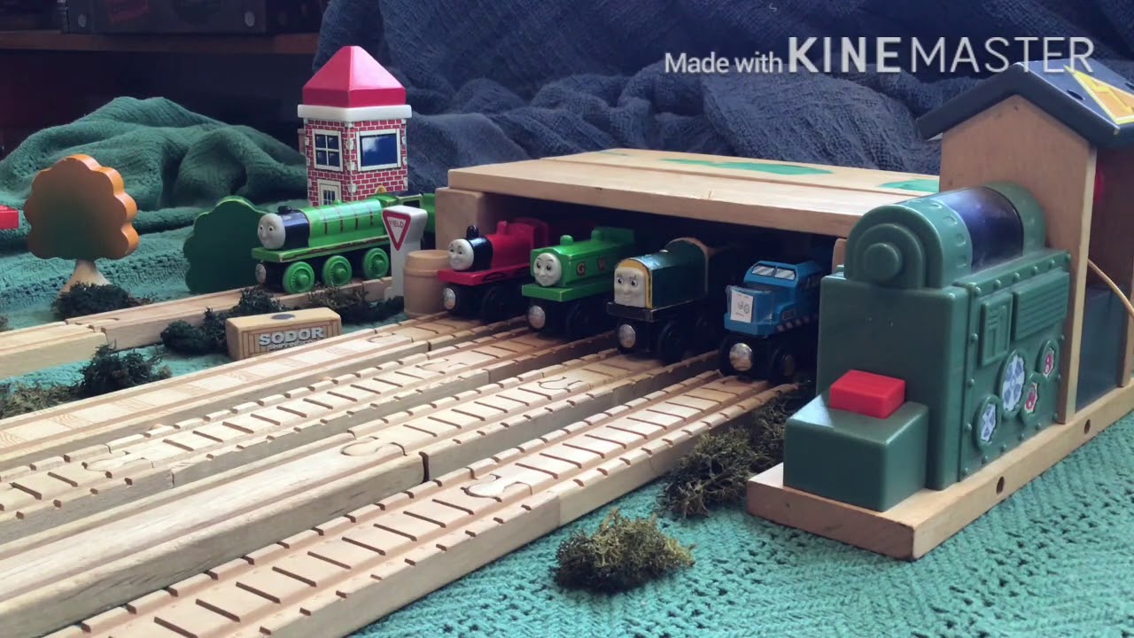 Super rescue Thomas wooden railway remake - YouTube