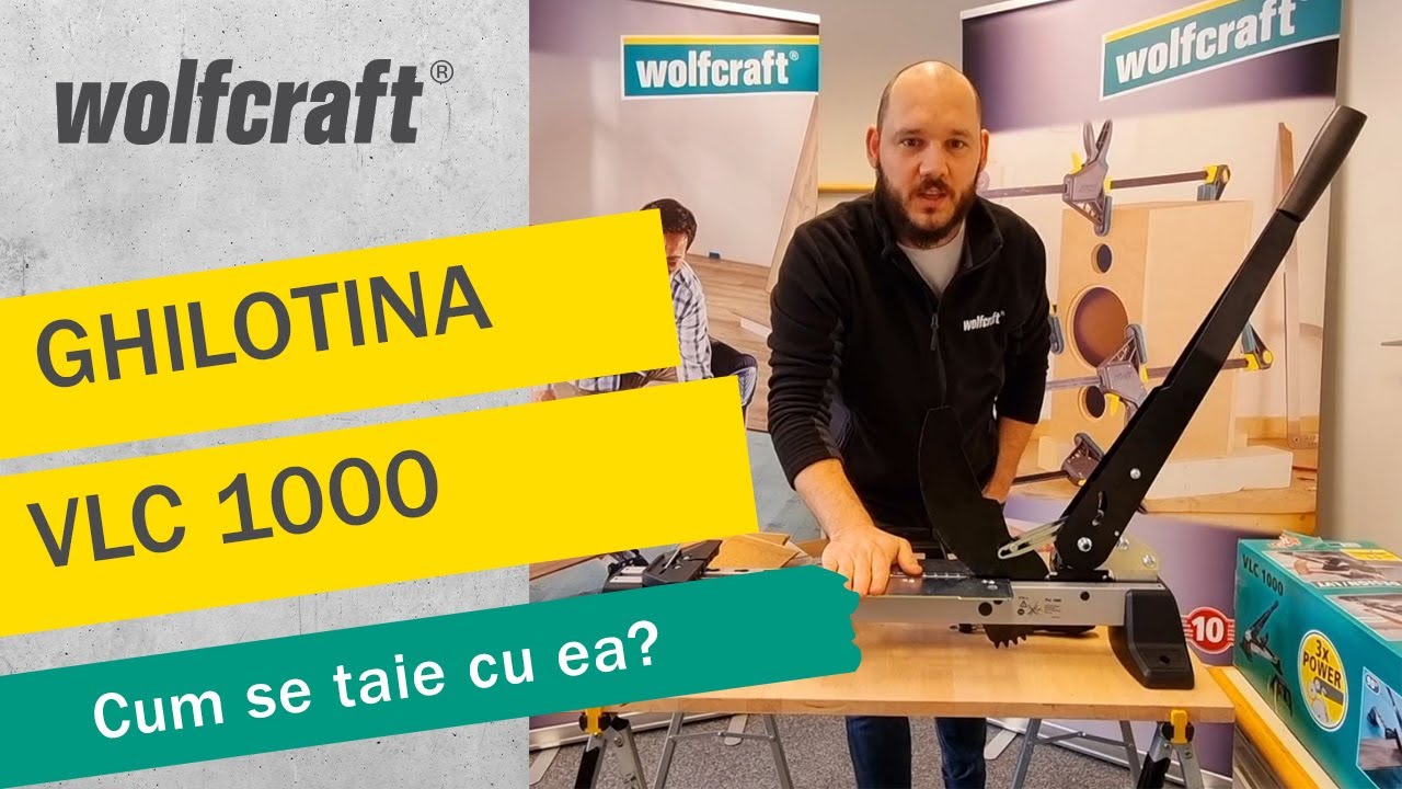 Ghilotina pentru vinil și parchet laminat VLC 1000 - cum să taie ...