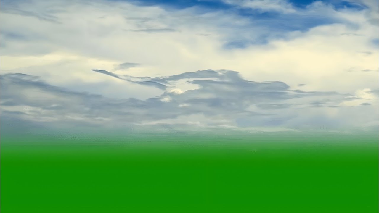 Clouds green screen video | Sky green screen effects backgrounds - YouTube