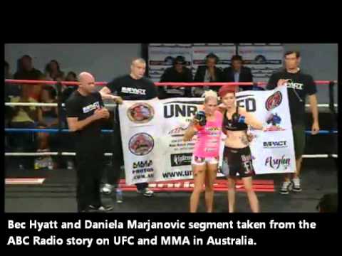 Segment on Aussie female fighters Bec Hyatt & Daniela Marjanovic from ...