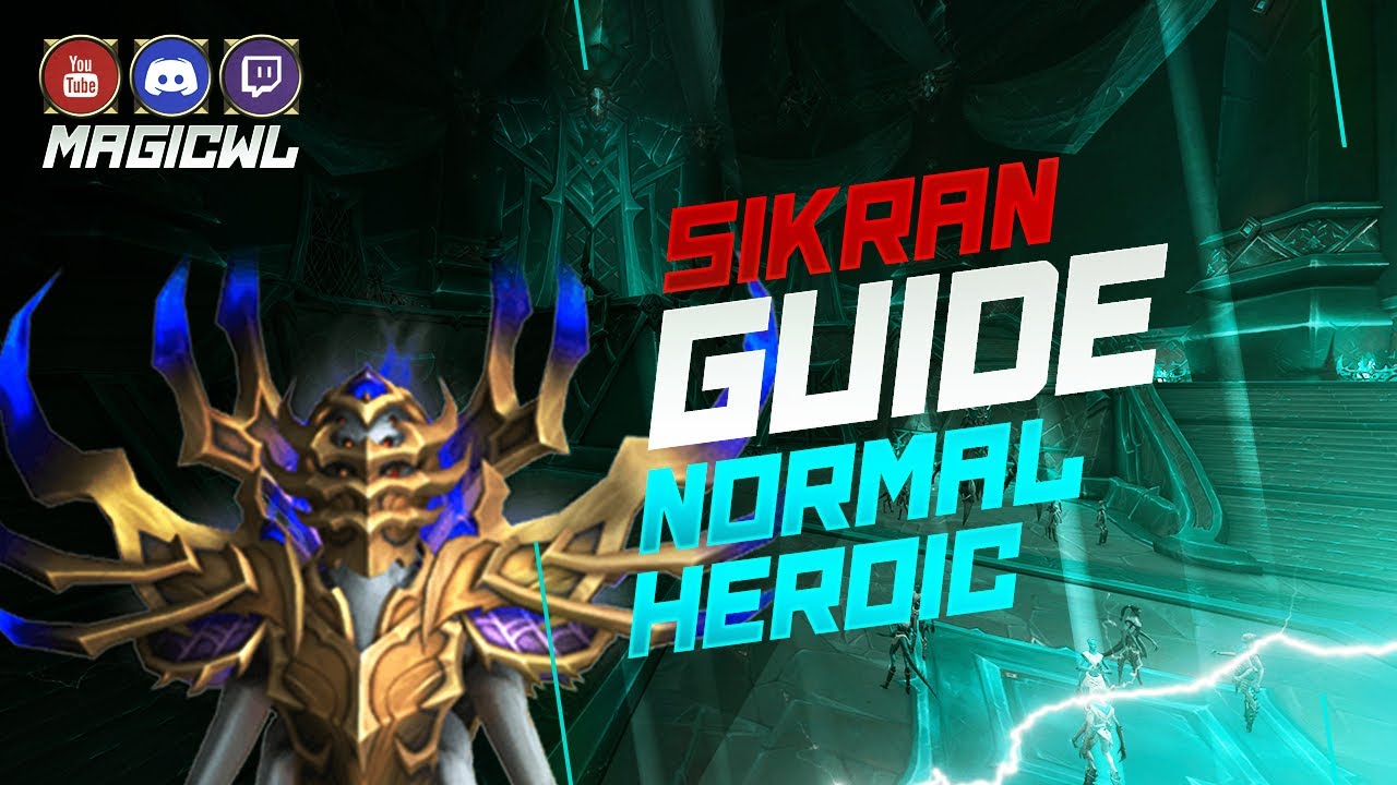 Guide: Sikran (Normal/Heroic) | Palast der Nerub'ar | WoW The War ...