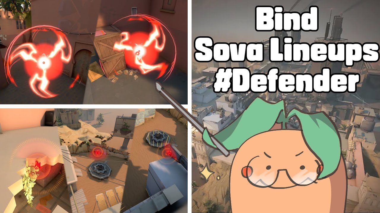 그리고 이건 바인드 각화살 수비편이야 / Sova bind defender lineups - YouTube