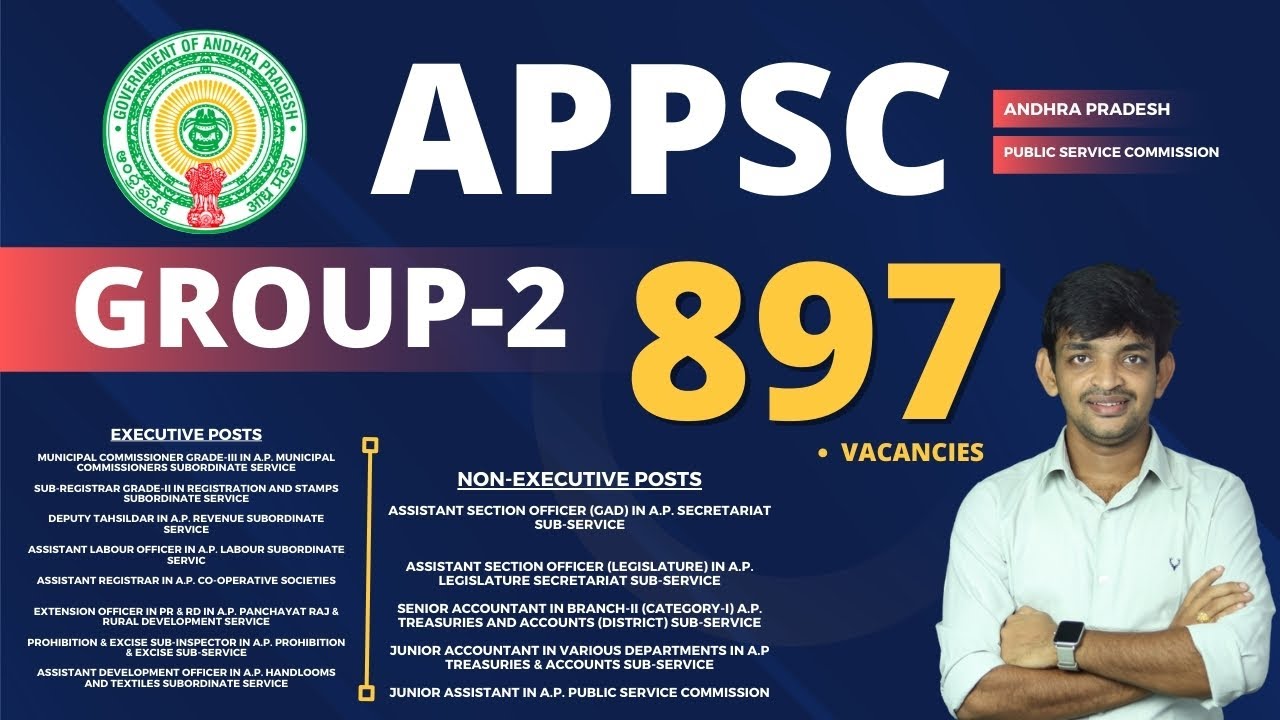 APPSC GROUP 2 Notification 2023 (MRO, Exsice Sub-Inspector and Junior ...