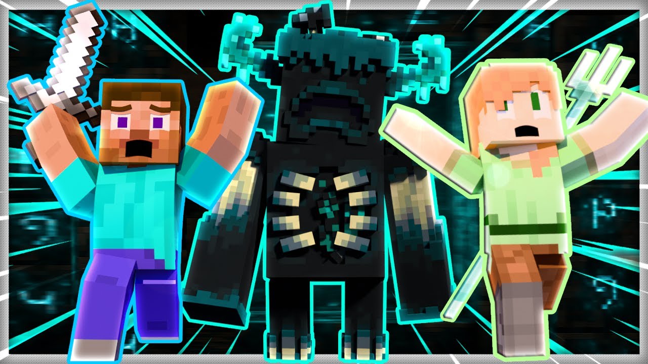 Alex and Steve Life - Warden - 4K Minecraft Animation - YouTube