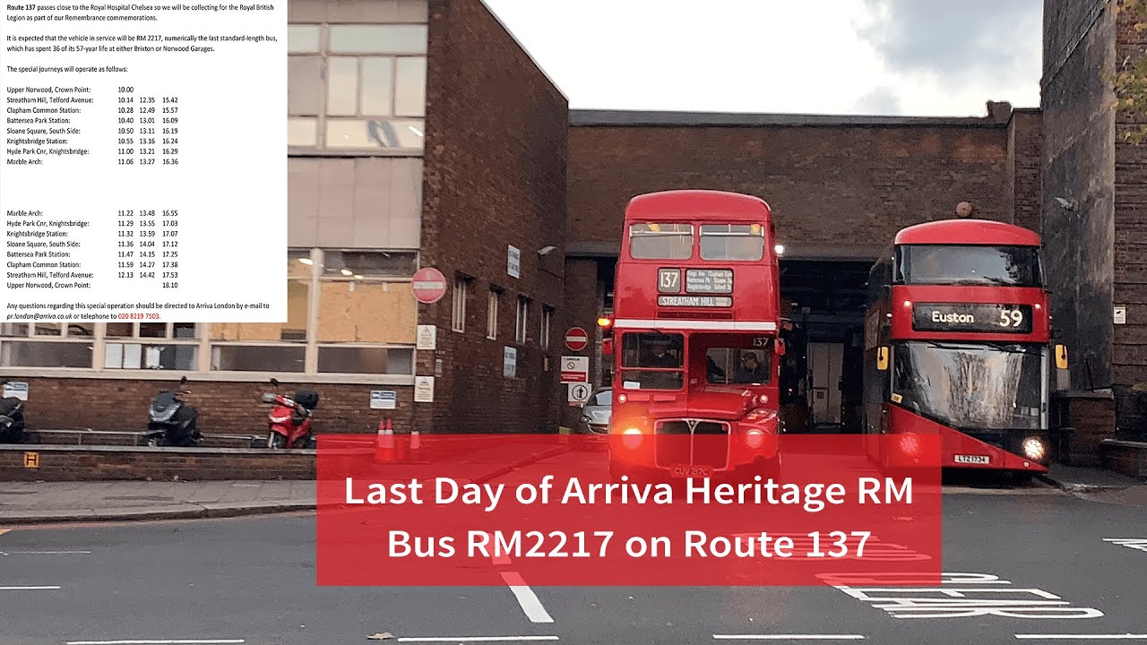 Route 137 Farewell Tour Heritage RM2217 - YouTube