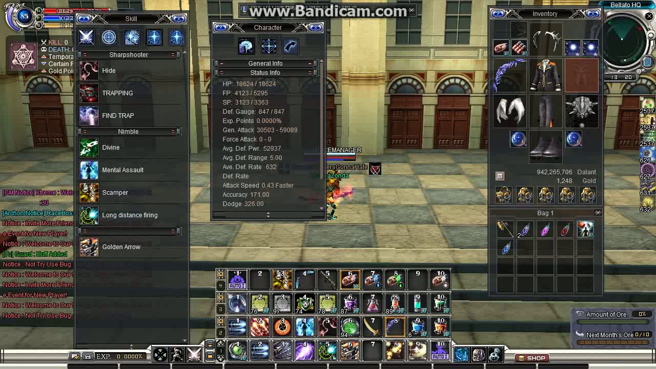 RF Online Bug Ranger Scamper Buff - YouTube