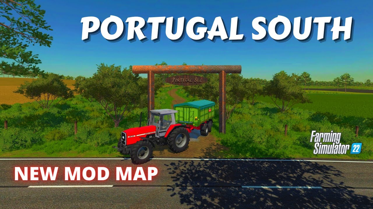 "PORTUGAL SOUTH" FS22 Map Tour/Review | New Mod Map | Farming Simulator ...