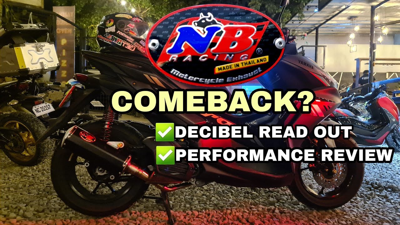 NB RACING PIPE | FULL REVIEW | SPECS AND PERFORMANCE | AEROX V1 AND ...