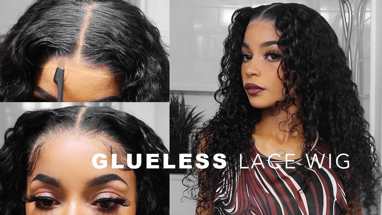 GLUELESS LACE FRONT WIG [FOR THE PEOPLE THAT HATE INSTALLING WIGS] FT ...
