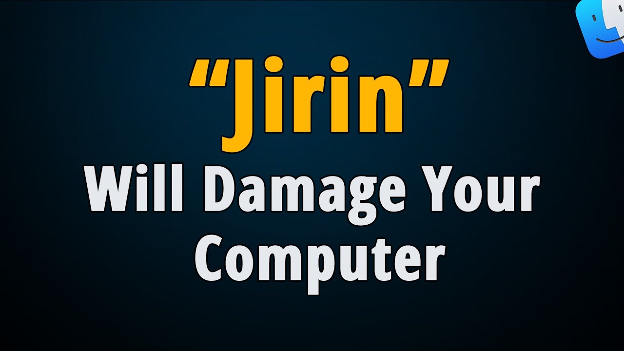 How to Remove Jirin Will Damage Your Computer Mac Popup? - YouTube