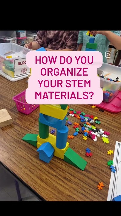 organizing stem bins. stem materials. #stemeducation #teacher # ...