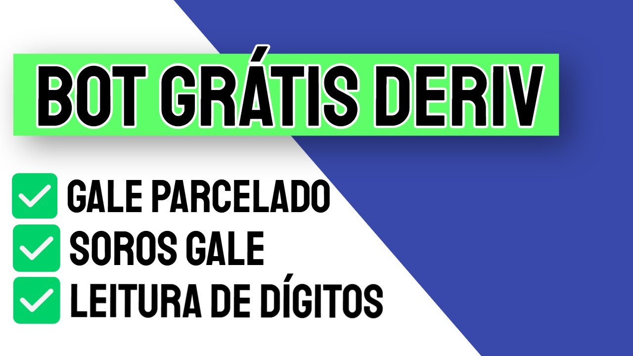 BOT GRÁTIS MICRO- METAS - ESTRATÉGIA DIFFER DERIV - YouTube