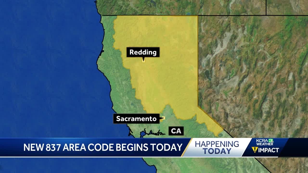 New 837 area code begins for portions of Northern California - YouTube