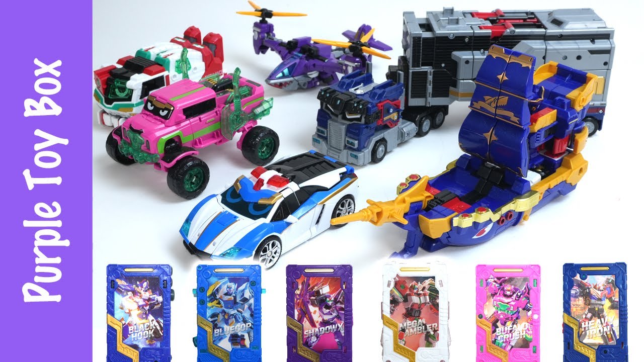 6x Transformer Metal CardBot Black Hook 메탈카드봇 블랙후크 - YouTube