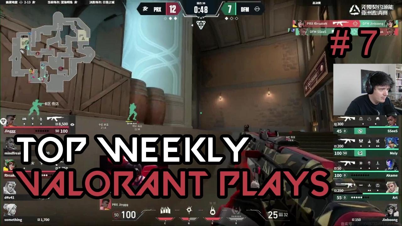 VALORANT TOP WEEKLY MOMENTS: BEST PLAYS AND HIGHLIGHTS # 7 - YouTube