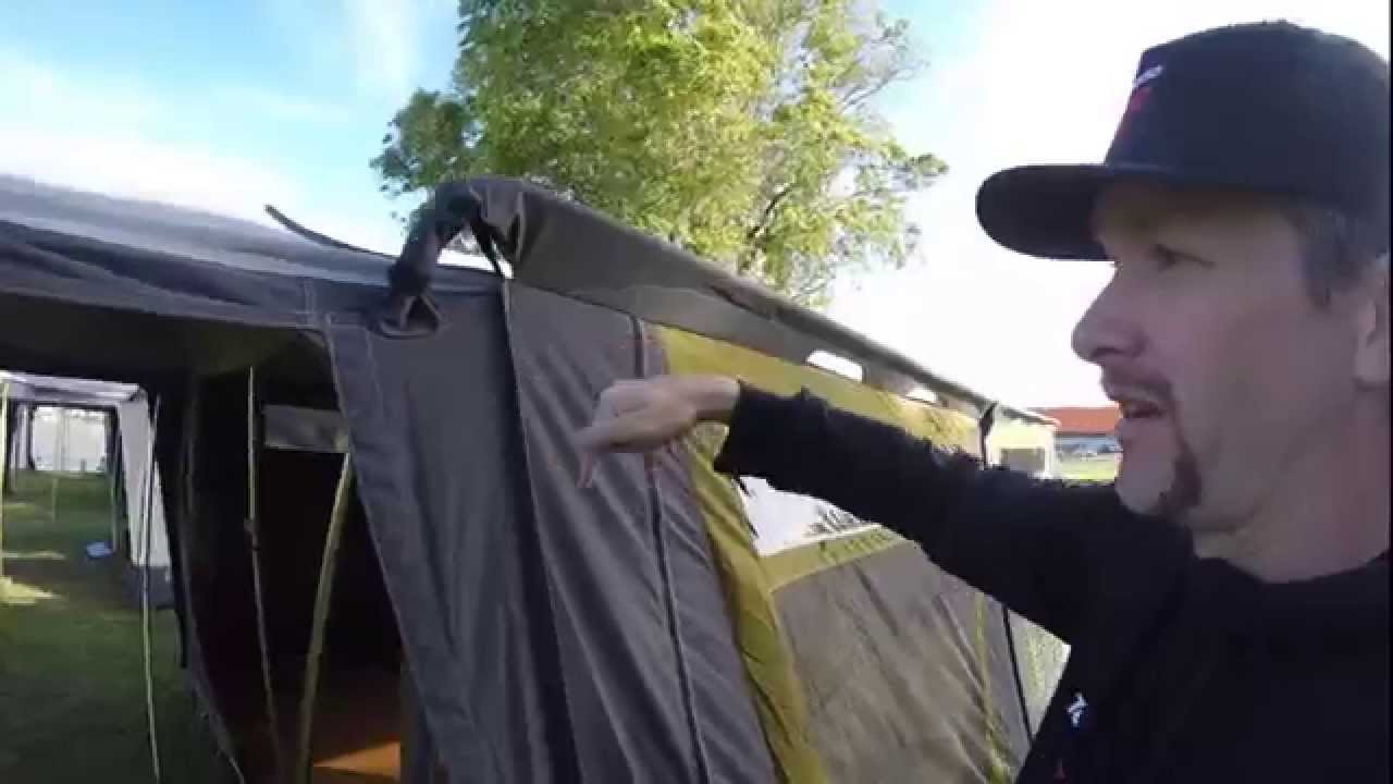 2015 Freedom Camping Hyatt canvas tent - YouTube