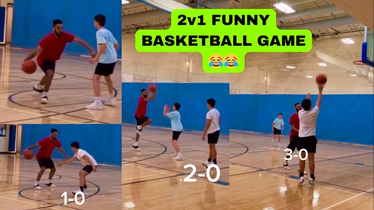 Playing 2v1 Basketball - YouTube