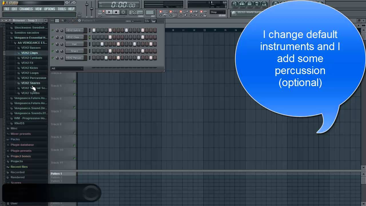 Fl Studio Tutorial - How To Make A Basic House Beat - YouTube