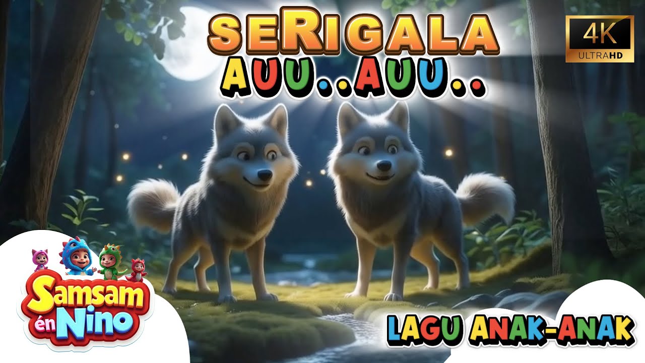 Serigala Awuu Awuu di Hutan 🐺🌳! Lagu Anak Seru | Samsam en Nino - YouTube