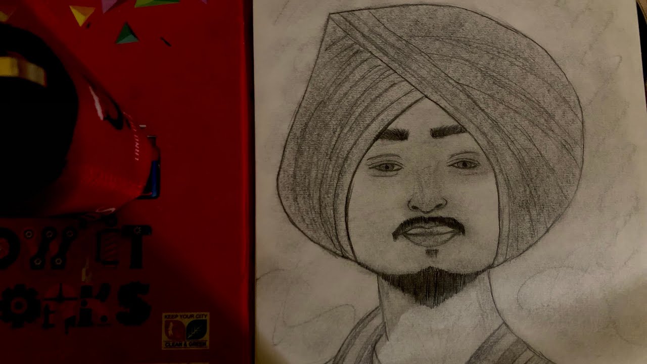 Drawing face portrait of boy easy shading - YouTube