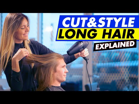 Mens Haircut & Styling - Long Hair Maintenance